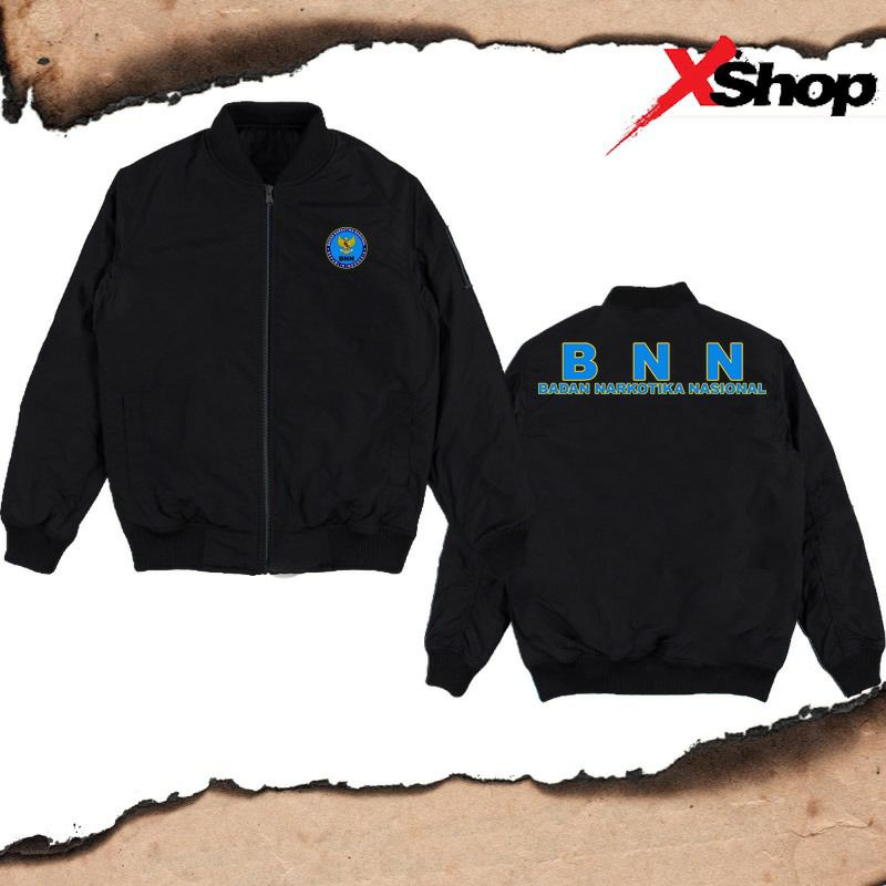 Jual Jaket Bomber_BNN_BLACK ARMY | Shopee Indonesia