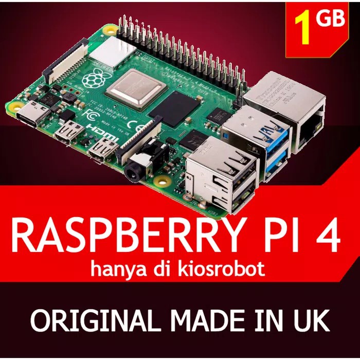Jual Raspberry Pi 4 Mini PC Raspi Pi4 Made in UK | Shopee Indonesia