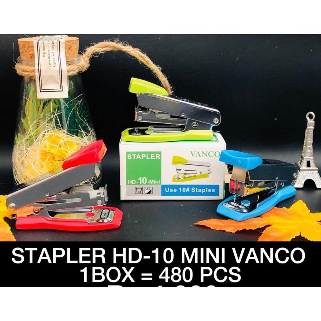 Jual stapler hekter mini vanco body besi | Shopee Indonesia