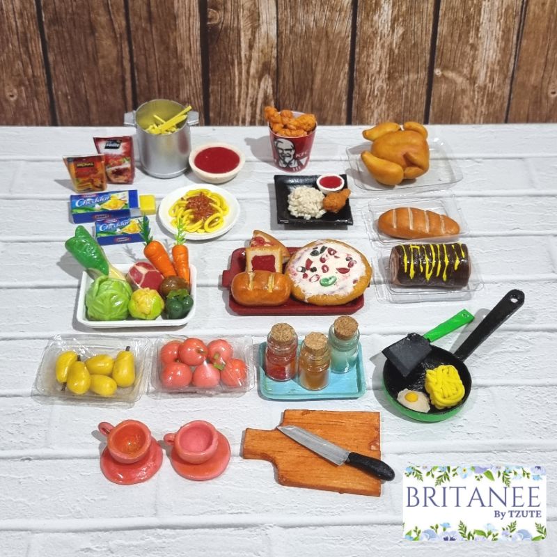 Jual MINIATUR MAKANAN MINIATUR KFC MINIATUR SAYUR BUAH DAPUR | Shopee ...