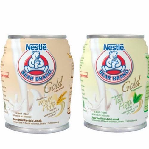 Jual Nestle Bear Brand Gold All variant-Susu beruang White tea/malt tea ...