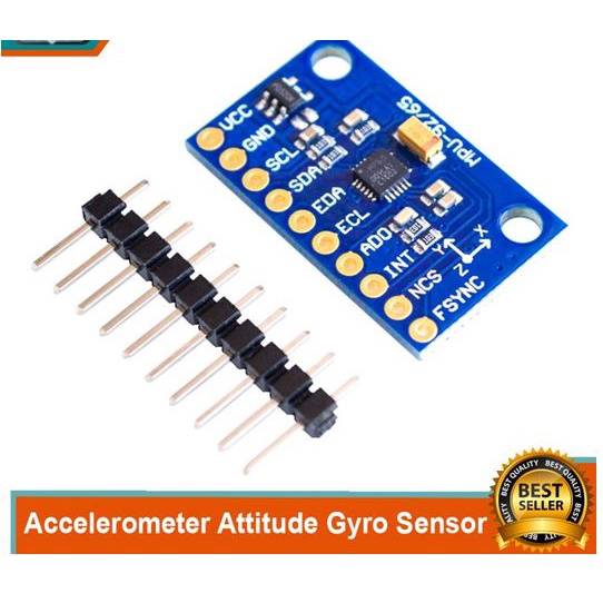 Jual MPU6500 GY-6500 6DOF Six Axis Accelerometer Attitude Gyro Sensor ...