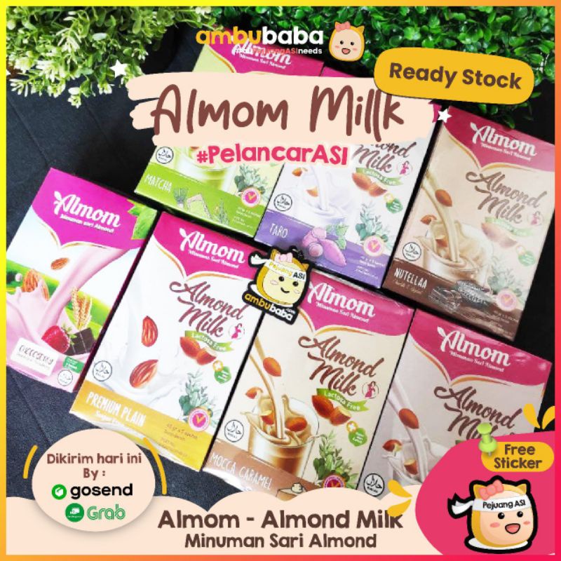 Jual Almom Susu Almon Minuman Sari Almond Pelancar ASI Booster | Shopee ...