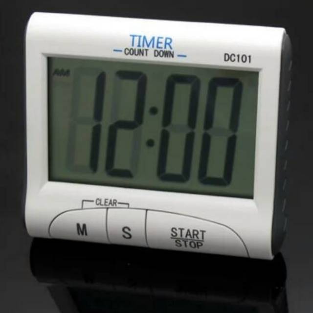 Jual Digital Timer count down Alarm masak serbaguna jam timer | Shopee ...