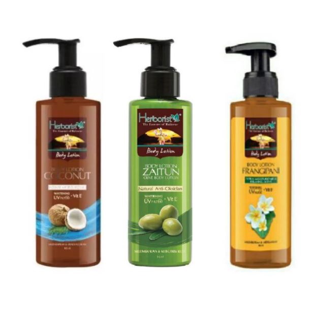 Jual [BPOM] Herborist Body Lotion 145mL Hand Zaitun Coconut Frangipani ...