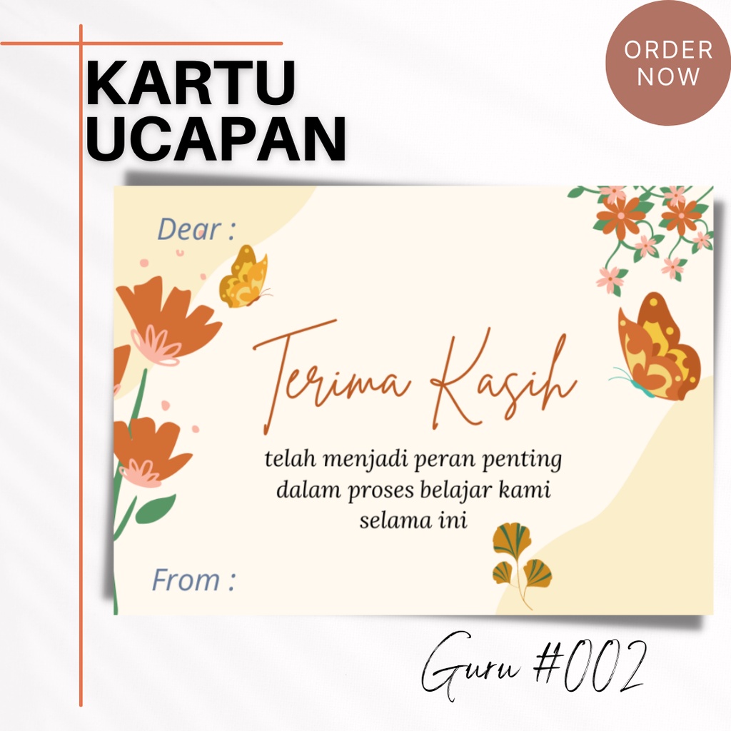 Jual (ISI 5) #002 5X7CM KARTU GURU/SELAMAT HARI GURU/CARD TEACHER DAY ART | Shopee Indonesia