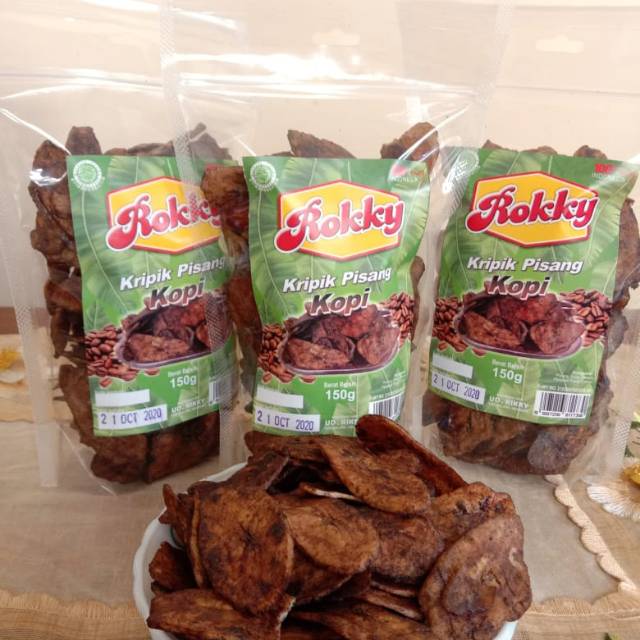 Jual Rokky Kripik Pisang rasa kopi | Shopee Indonesia