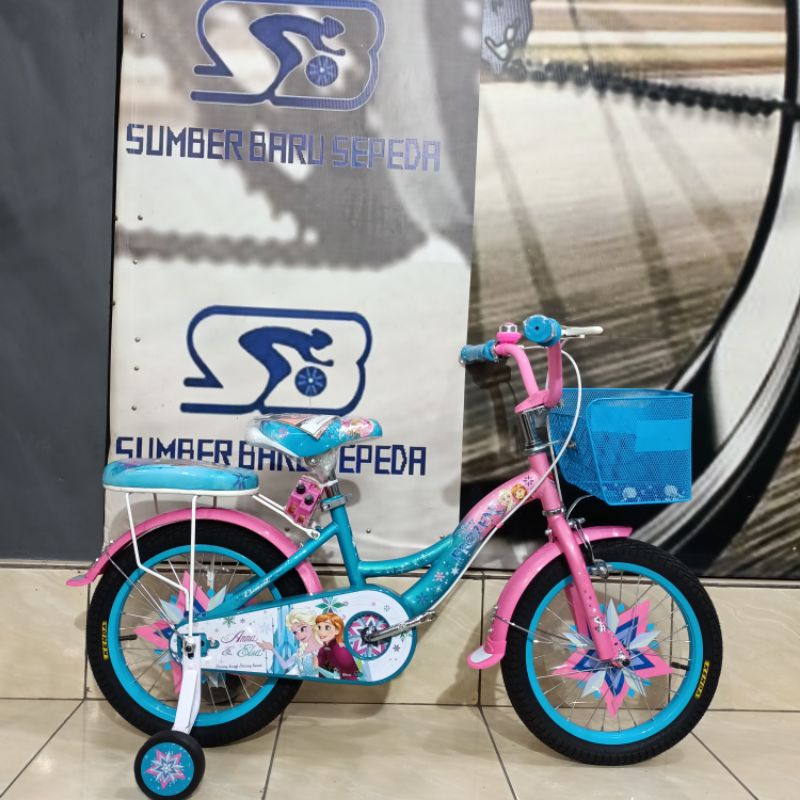 Jual SEPEDA ANAK MINI ELEMENT FROZEN 2.0 16 INCH | Shopee Indonesia