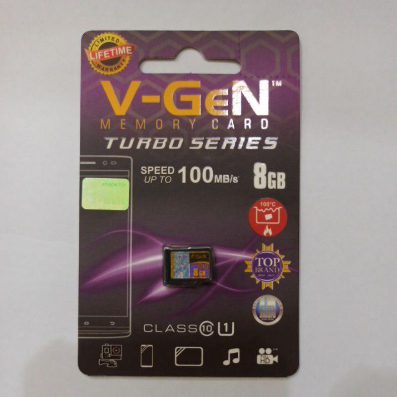 Jual GROSIR Memory card Tf Micro SD V-Gen 128 Gb 64 Gb 32 Gb 16 Gb 8 Gb 4 Gb 128gb 64gb 32gb ...