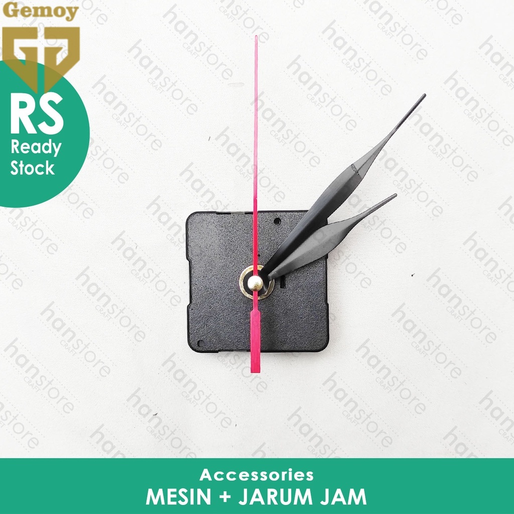 Jual RS Mesin Jam Dinding Quartz Standart Bersuara / Jarum Polos ...