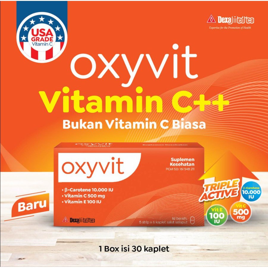Jual OXYVIT 30 KAPLET (Per Dos) | Shopee Indonesia