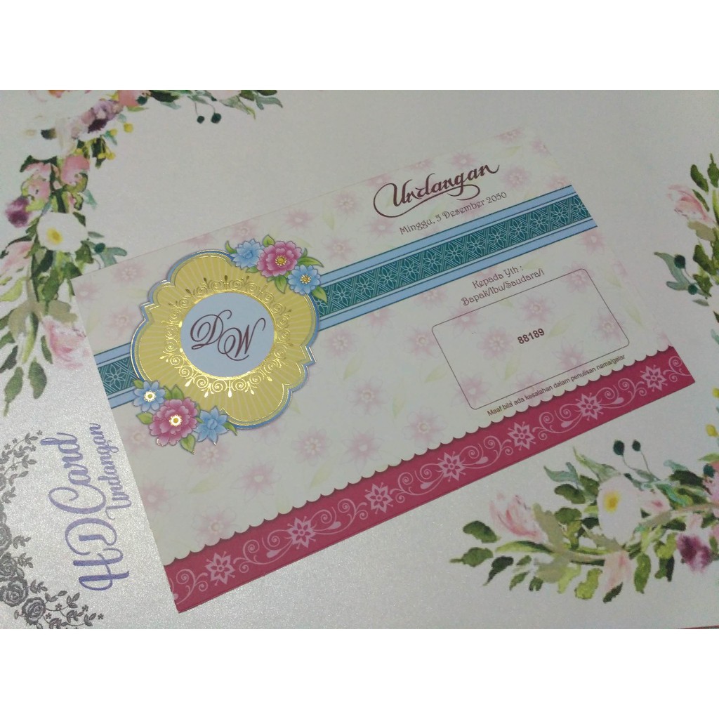 Jual undangan blangko erba kode 88189 | Shopee Indonesia