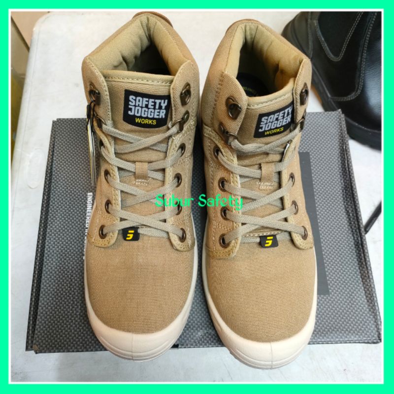 Jual Sepatu Safety Jogger Desert / Safety Jogger Desert Cream Original ...