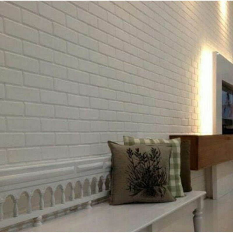 Jual Bata Putih Gypsum 3D Wallpanel | Shopee Indonesia
