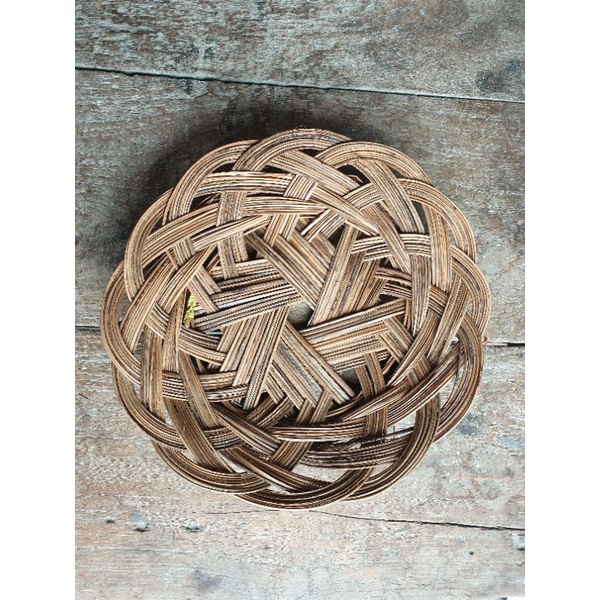 Jual Piring Anyam / Piring Rotan / Piring Lidi ukuran 24-25CM | Shopee ...