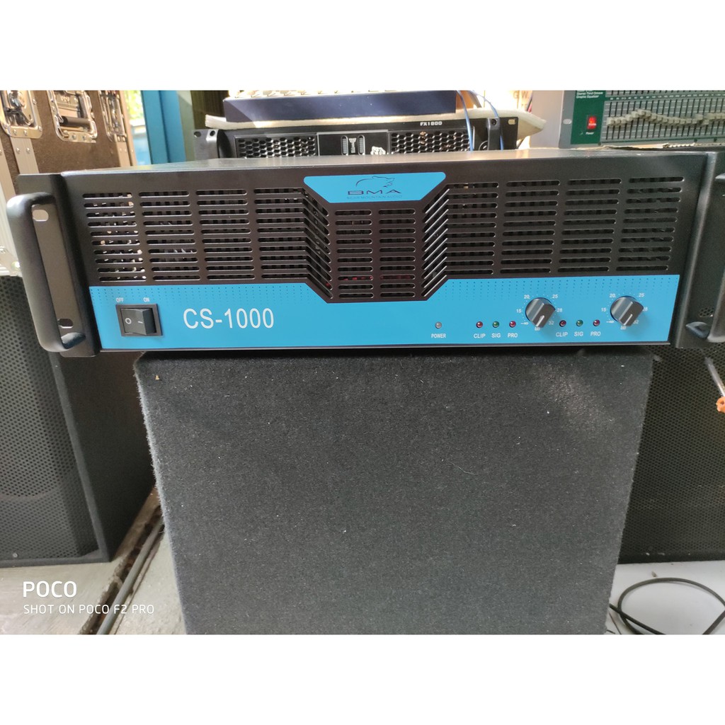 Jual Power BMA CS-1000 CS1000 Panel 3U Kelas H 2x600 Watt | Shopee ...