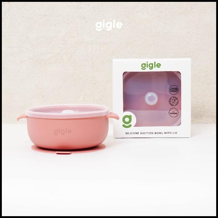 Jual Gigle Baby Premium Platinum Silicone Suction Bowl - Pink | Shopee ...