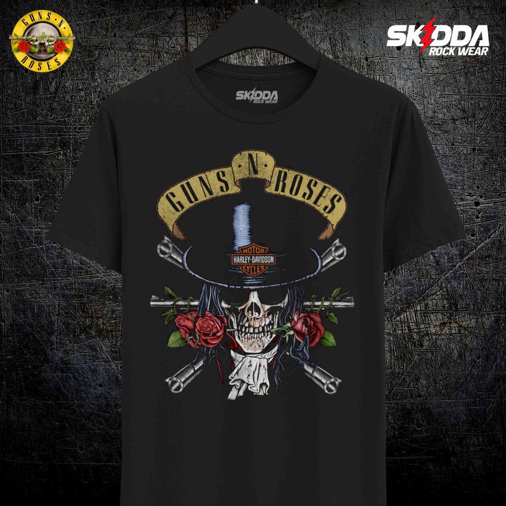 Jual T Shirt Kaos BAND GUN’S N ROSES 01- GNR - GUNS N ROSES - GUN N ...