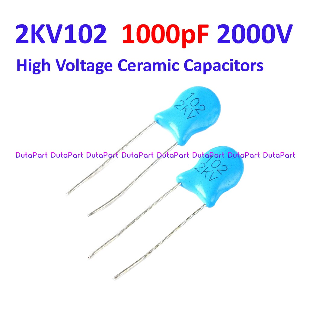 Jual 2KV102 2KV 102 1000pF 2000V High Voltage Ceramic Capacitor ...