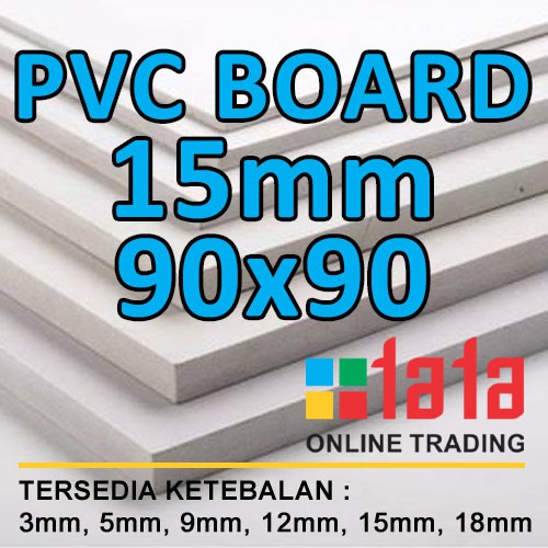 Jual PVC Foam Board Papan Potongan Tebal 15mm Ukuran (90x90)cm Per-pcs ...