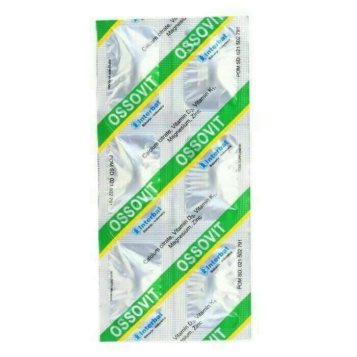 Jual OSSOVIT TAB PER STRIP | Shopee Indonesia