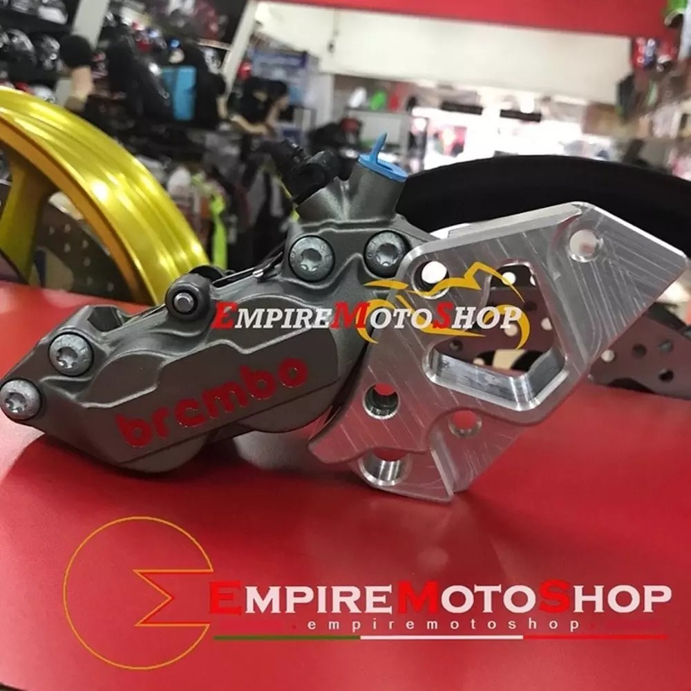 Jual Kaliper Brembo Nmax 1 Pin 4 Piston Grey | Shopee Indonesia