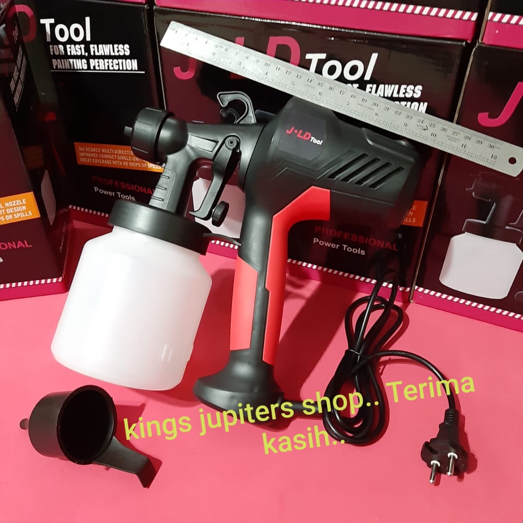 Jual JLD SPRAYGUN LISTRIK TABUNG BAWAH 800 ML SPRAY GUN ALAT SEMPROT ...