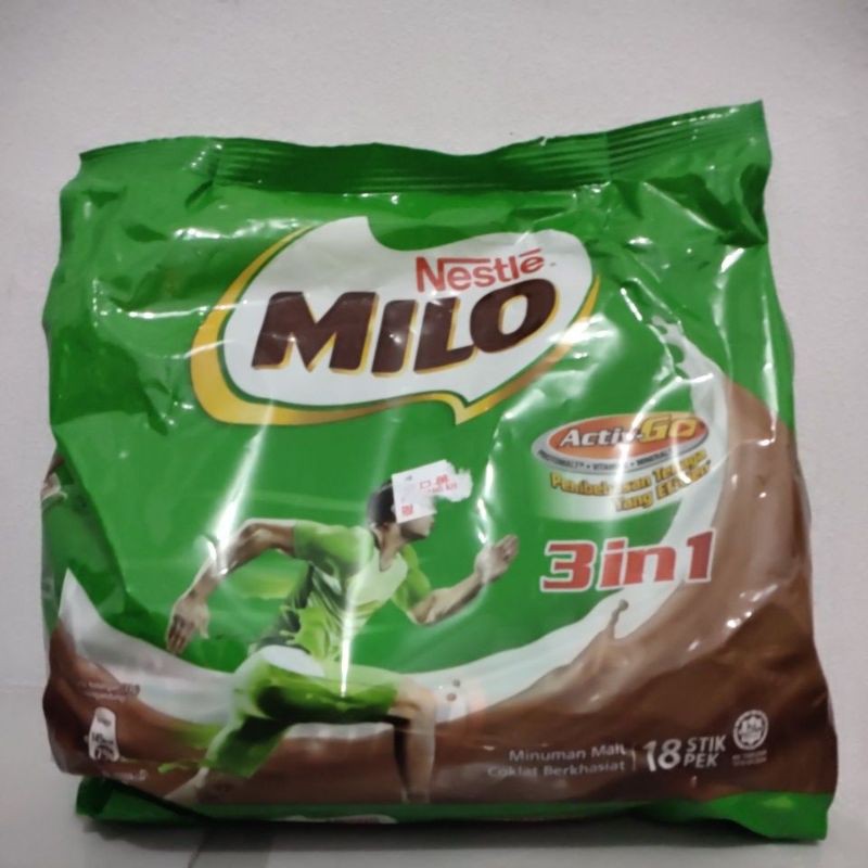 Jual Milo stick 3in1 malaysia (18 stik) | Shopee Indonesia