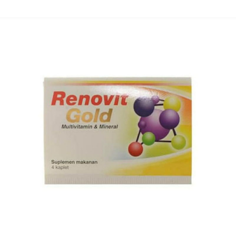 Jual renovit gold @4 tablet | Shopee Indonesia