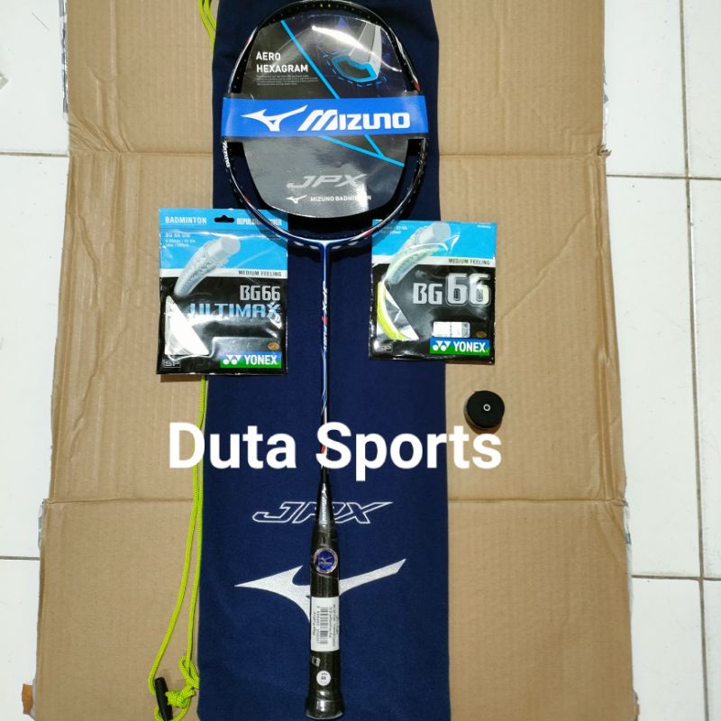 Jual Raket Mizuno Jpx 7 Fury + Senar Badminton Original | Shopee Indonesia
