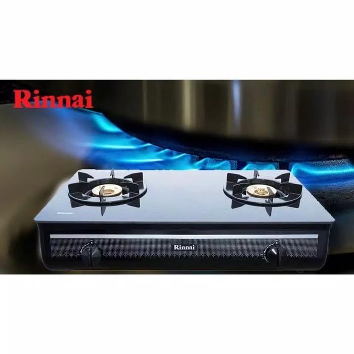 Jual RINNAI RI-712 GA(B) Kompor Gas Kaca 2 Tungku (Tempered Glass ...