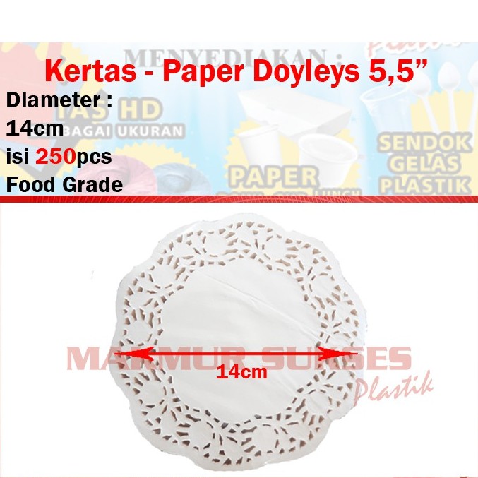 Jual Paper Doyleys / Kertas Doiles / Alas Kue / Krestas Renda / Kertas Alas Aneka Ukuran ...