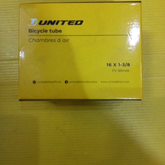 Jual Ban Dalam 16 X 1 - 3/8 United FV 50mm | Shopee Indonesia