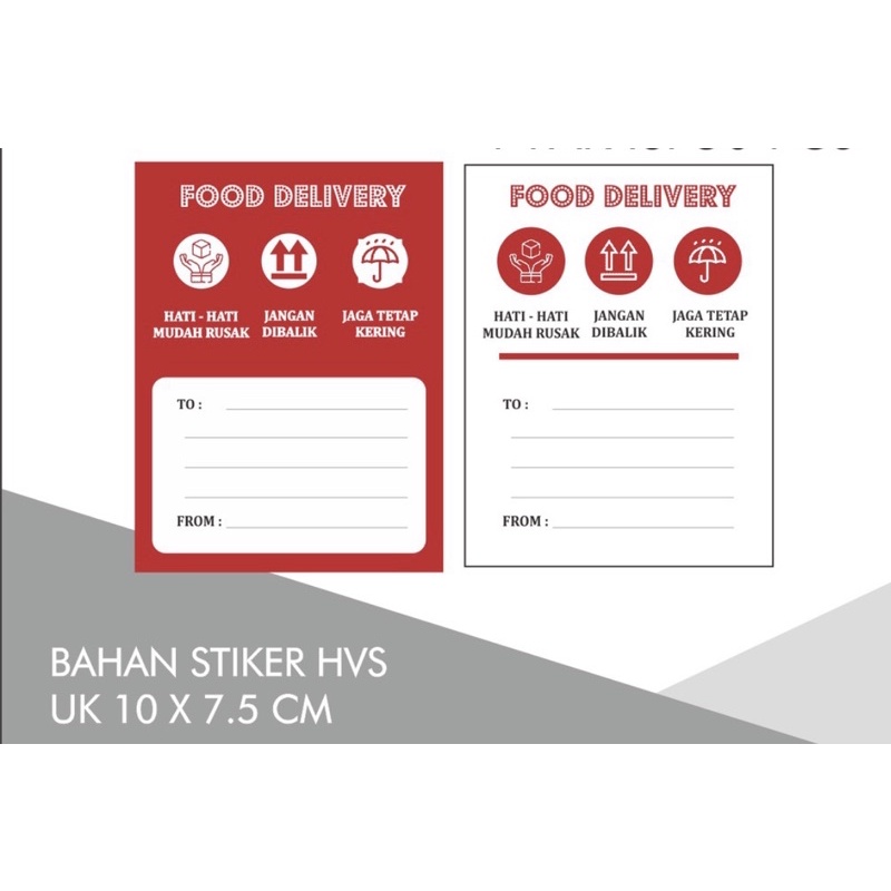 Jual Sticker Food Delivery | Shopee Indonesia