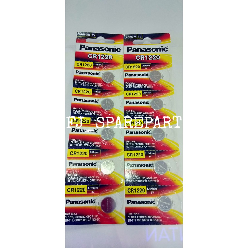 Jual Baterai Panasonic CR1220 1220 Original | Shopee Indonesia