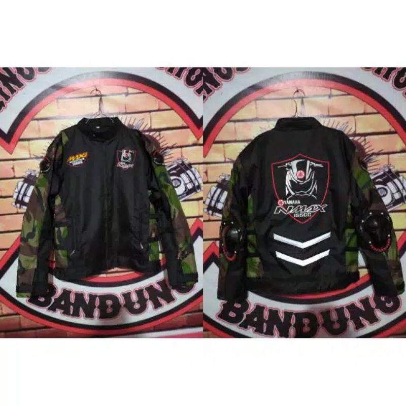 Jual Jaket loreng nmax bendera merah putih jaket touring loreng yamaha ...
