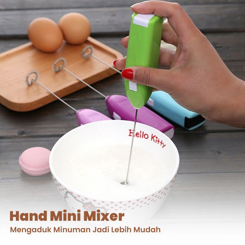 Jual Hand Mini Mixer Blender Wishk Coffee | Shopee Indonesia