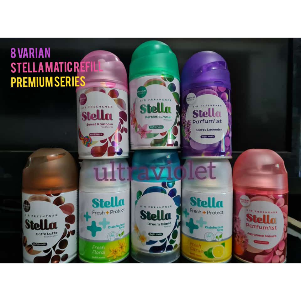 Jual Stella Matic Refil Premium 225 ml / Stella Air Freshener Refill ...