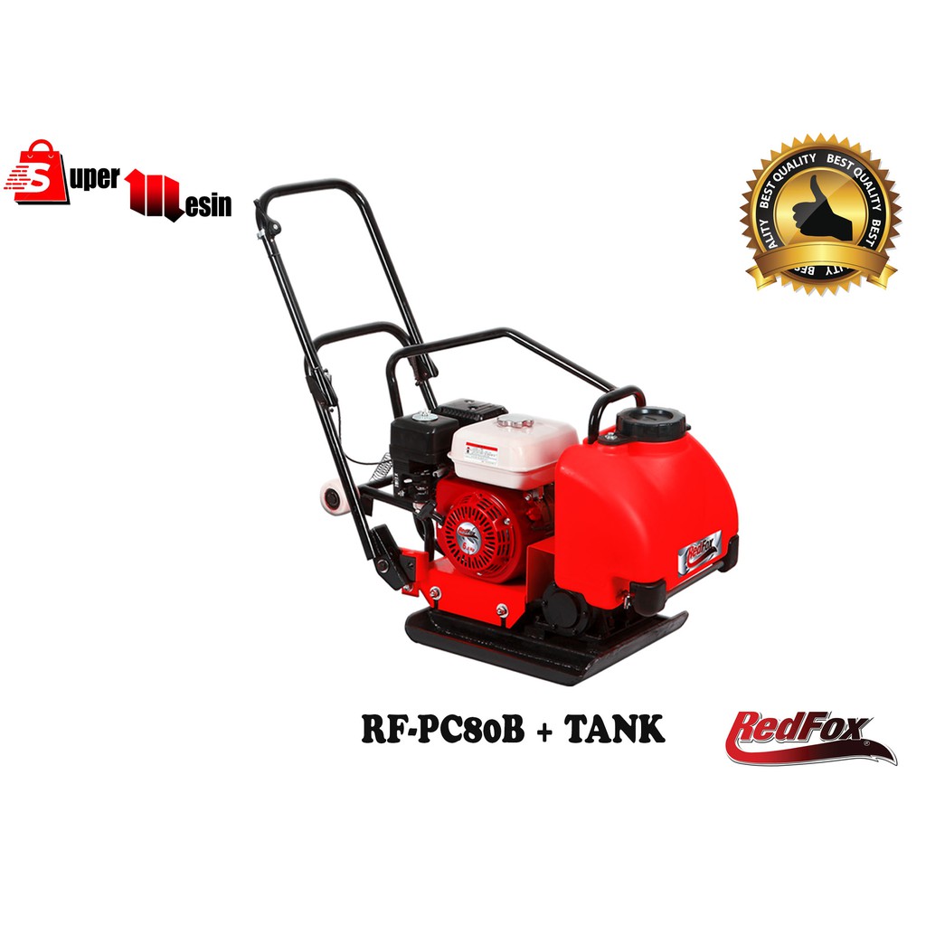 Jual MESIN PEMADAT TANAH ASPAL/PLATE COMPACTOR +TANK RF-PC80B "REDFOX ...