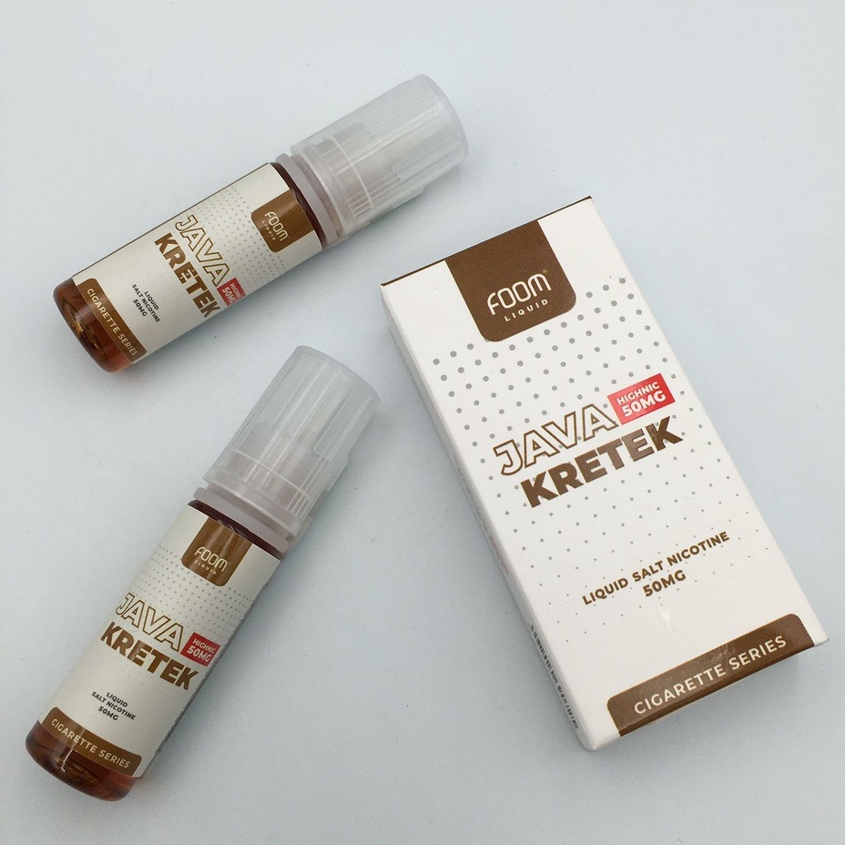 Jual Foom Java Kretek Salt Nic 15ML Cigarette Series - Authentic Liquid ...