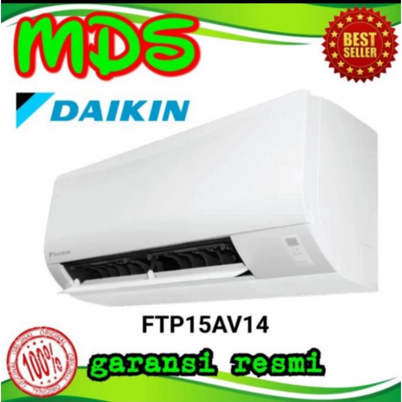 Jual AC DAIKIN FTP 15 AV14 AC 1/2PK + PASANG INSTALASI | Shopee Indonesia