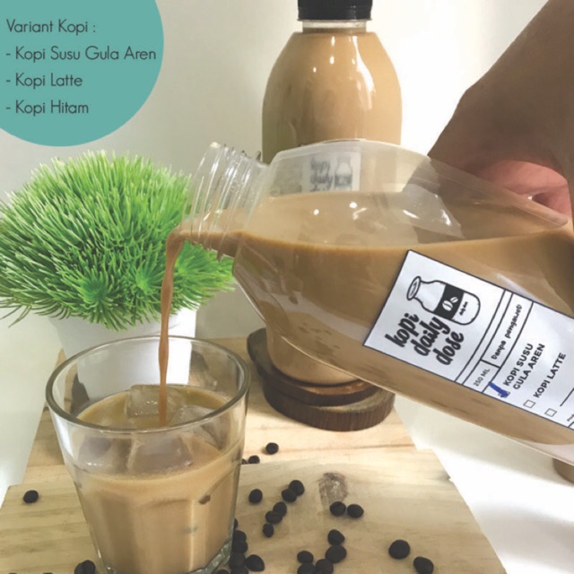 Jual KOPI SUSU 1 LITER GULA AREN DAILY DOSE 1 LITER | Shopee Indonesia