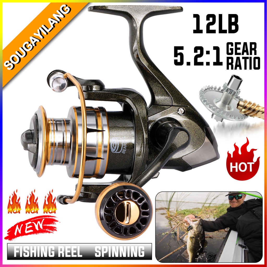 Jual Sougayilang Reel Pancing 5.2: 1 Rasio Gear Reel Pancing 1000-5000 ...