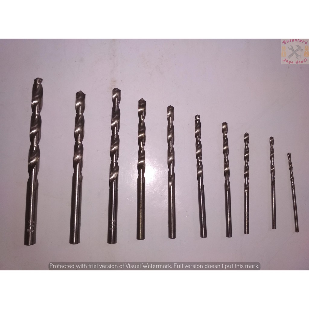 Jual MATA BOR BESI/KAYU Ukuran 2mm - 6,5mm | Shopee Indonesia