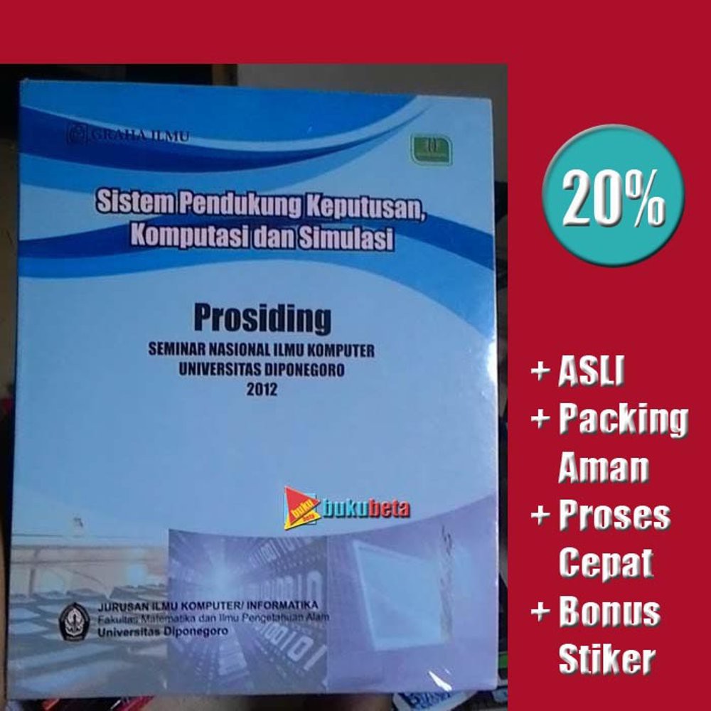 Jual Sistem Pendukung Keputusan Komputasi dan Simulasi Buku 3 Prosiding ...