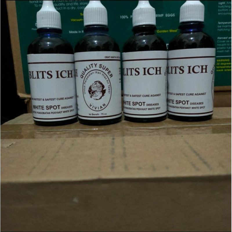 Jual Blitz Icht 70cc obat biru- white spot- jamur- itch | Shopee Indonesia