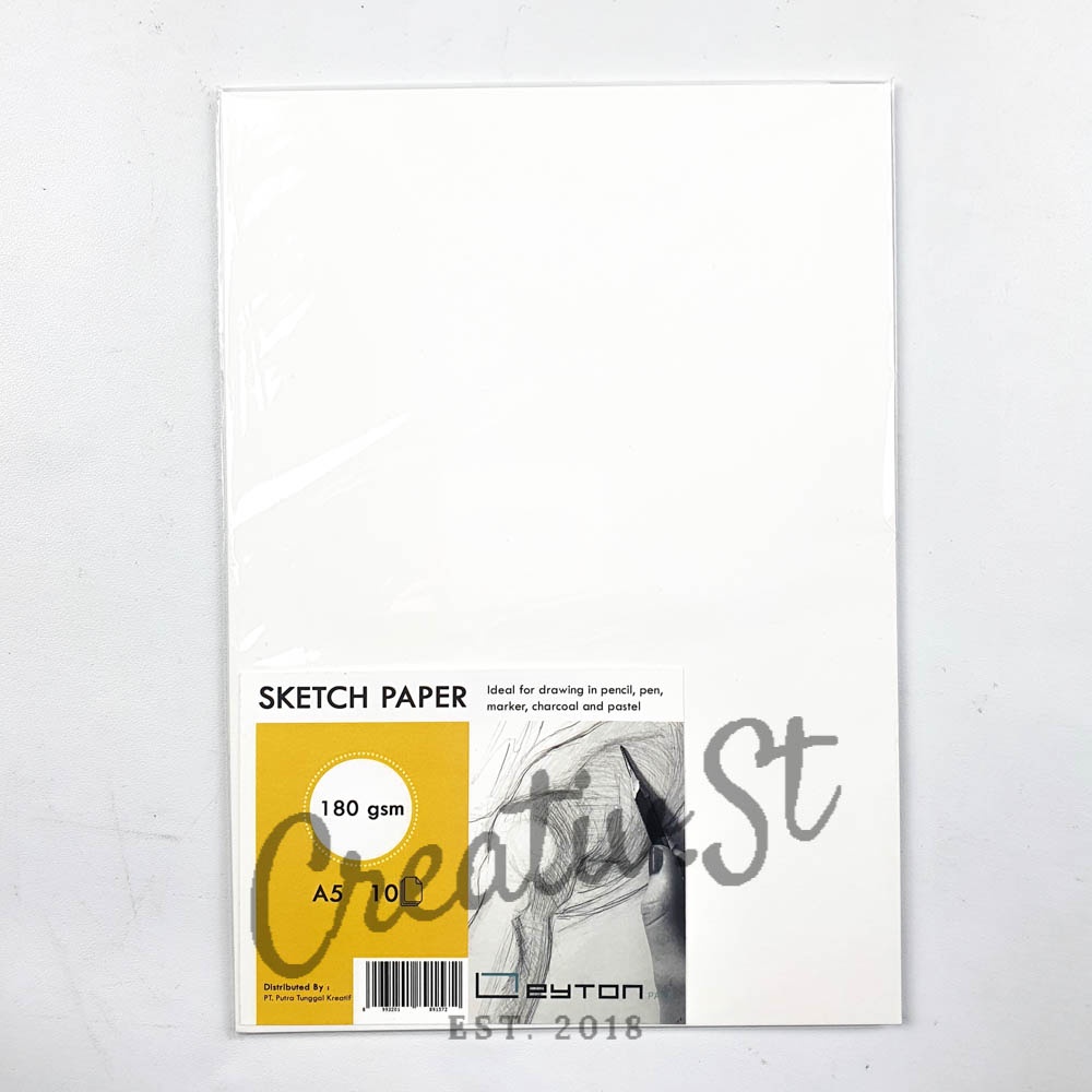 Jual Leyton Drawing Paper Kertas Gambar Sketsa Sketch Paper A5 180 Gsm ...