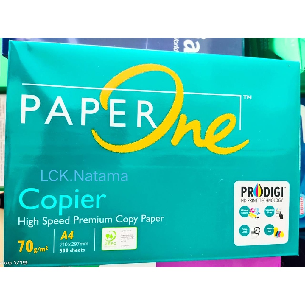 Jual PAPER ONE Kertas HVS A4 70 gsm 1 rim - kertas hvs A4 1 RIM ...