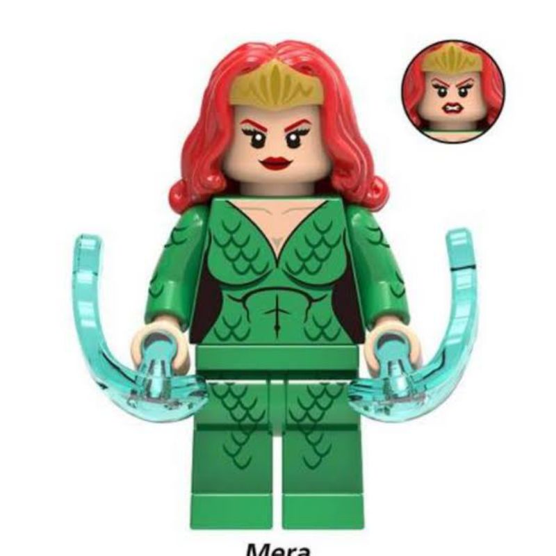 Jual BRICKS HEROES FIGURE MERA AQUAMAN MAINAN KOLEKSI BLOCKS ANAK SUPER ...