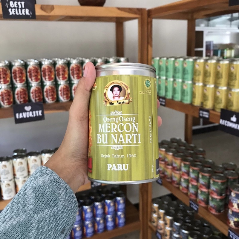 Jual Oseng Mercon Bu Narti Kaleng Asli Jogja (Free Bubblewrap dan ...